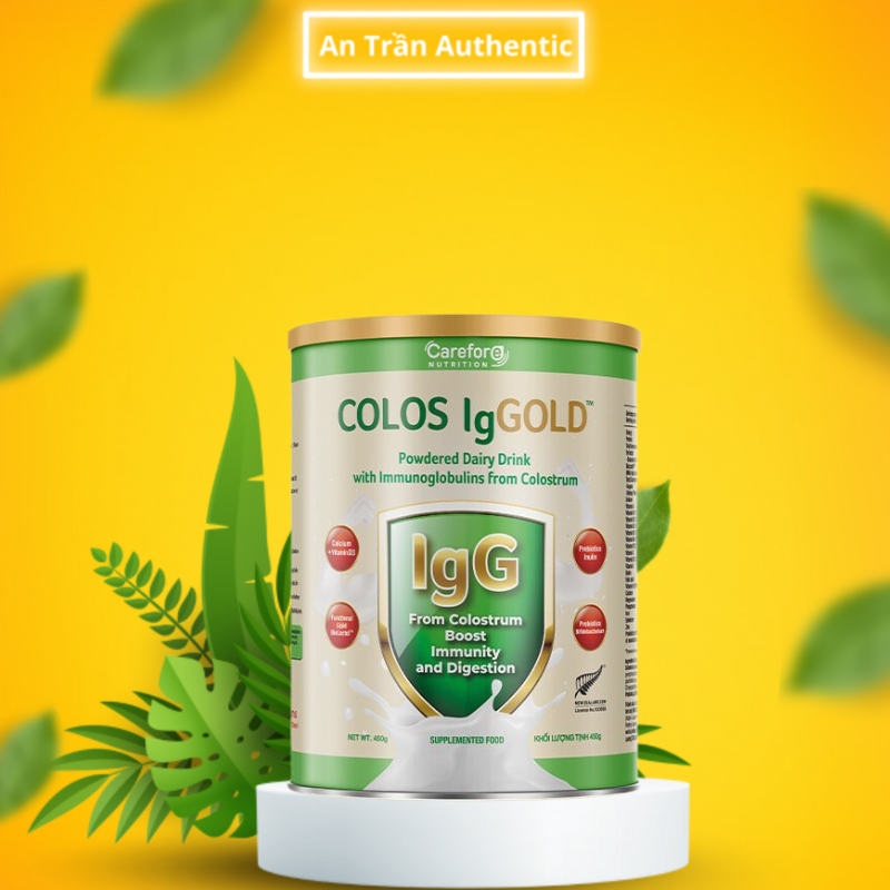 Sữa Non COLOS IgGOLD Hỗ Trợ Miễn Dịch, Tiêu Hóa và Xương Khớp